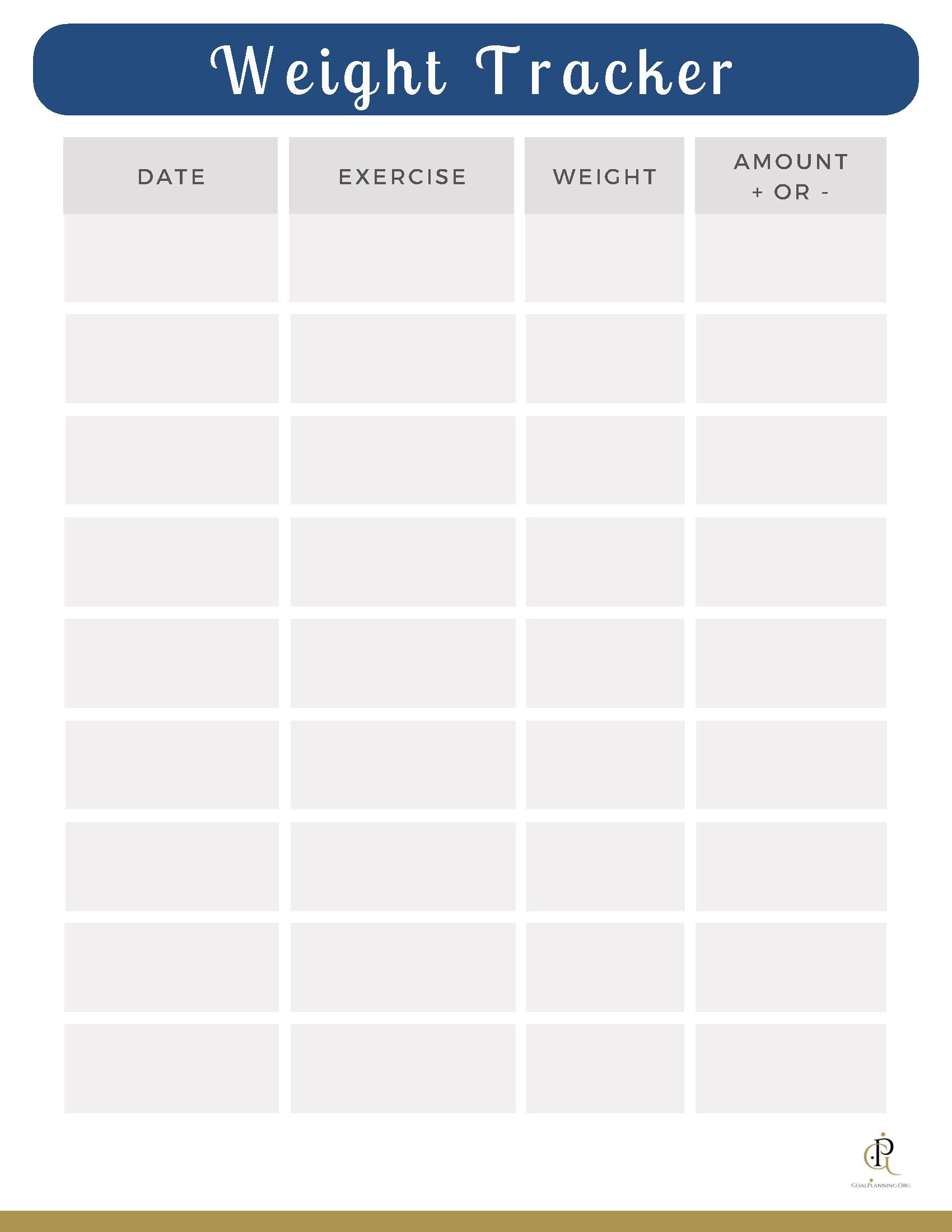 Health Tracker Printable Forms - Etsy