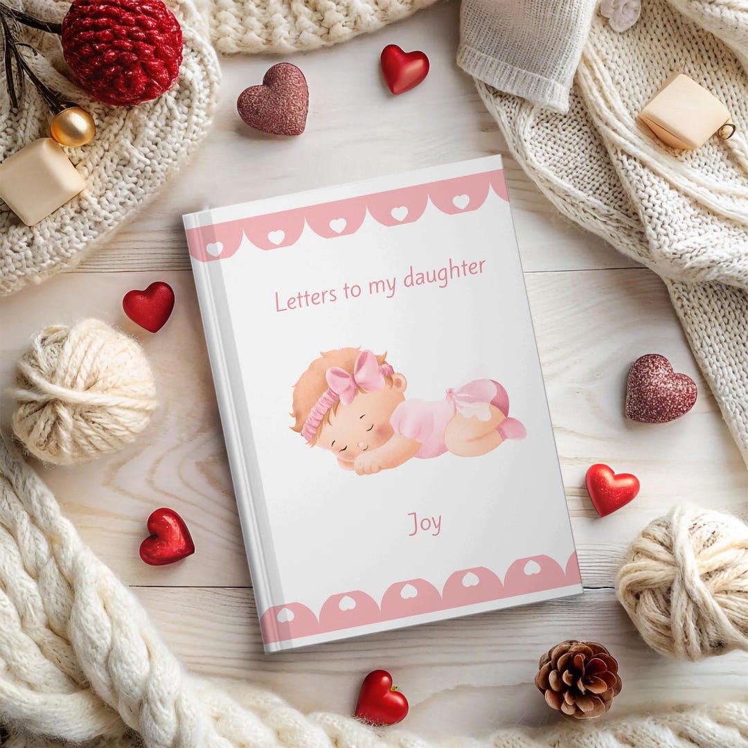 Sleeping Baby Girl, Letters to Baby Girl, Thoughtful Gift for New Mom ...