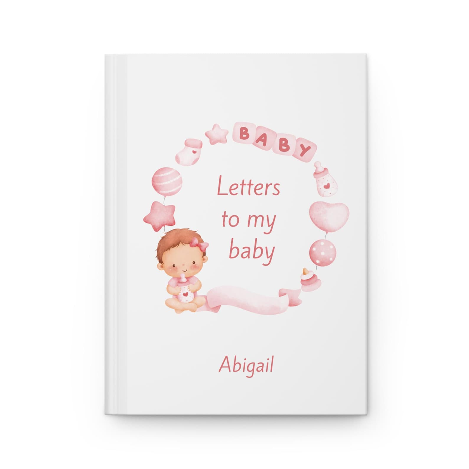 Baby Gril Wreath Design, Letters to Baby Girl Customized Relationship ...