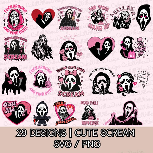 Scream Svg - Etsy