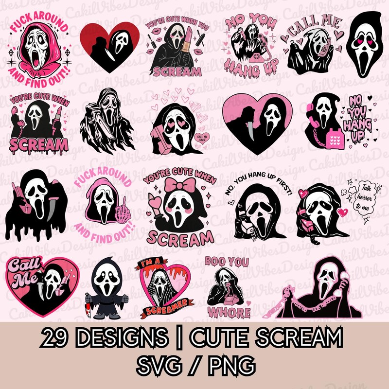 Scream Svg - Etsy