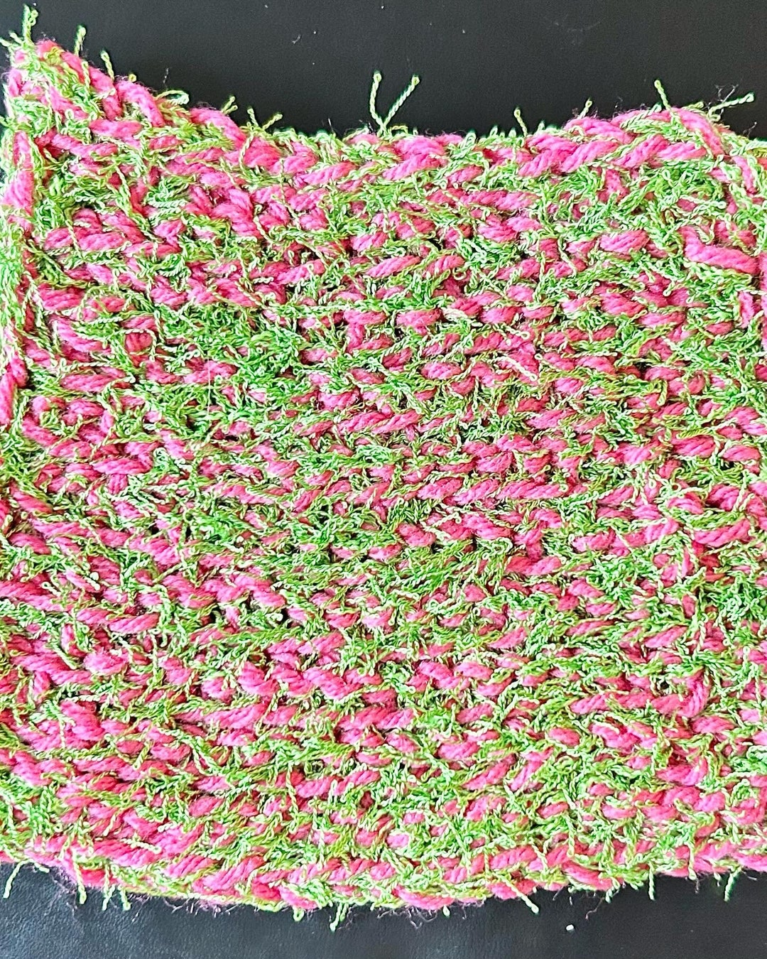 Crocheted Scrubby Pad - Etsy