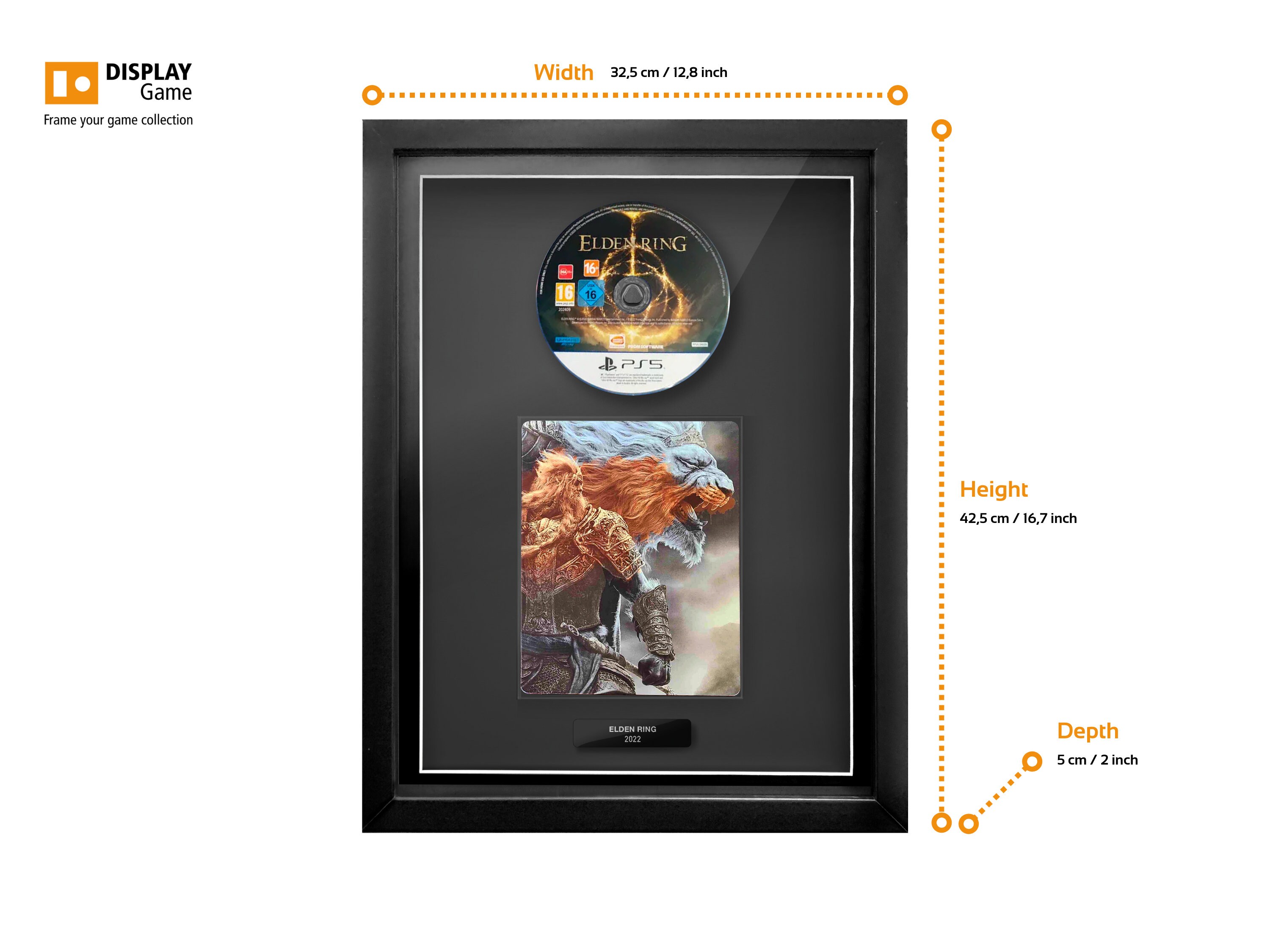 Elden Ring Steelbook Wall Art Frame Gaming Decoration, Ideal Collectors ...