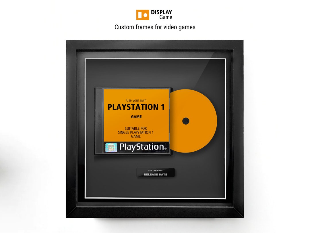 Playstation 1 Frame for PS1 Video Game With Vintage 3D Support for ...