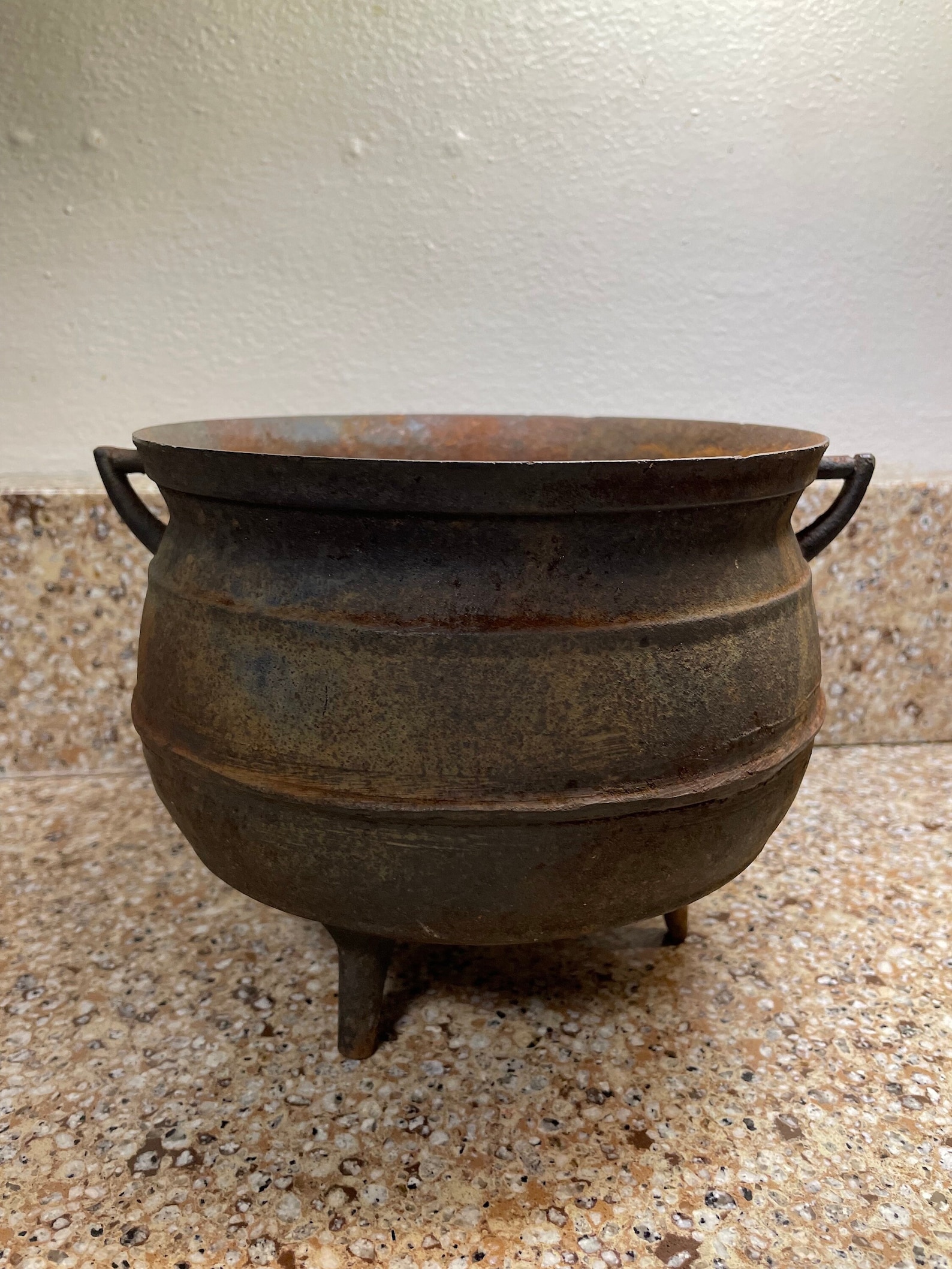 Antique Cast Iron Cauldron, 1800s Farmhouse Antiques, Witch's Caldron ...