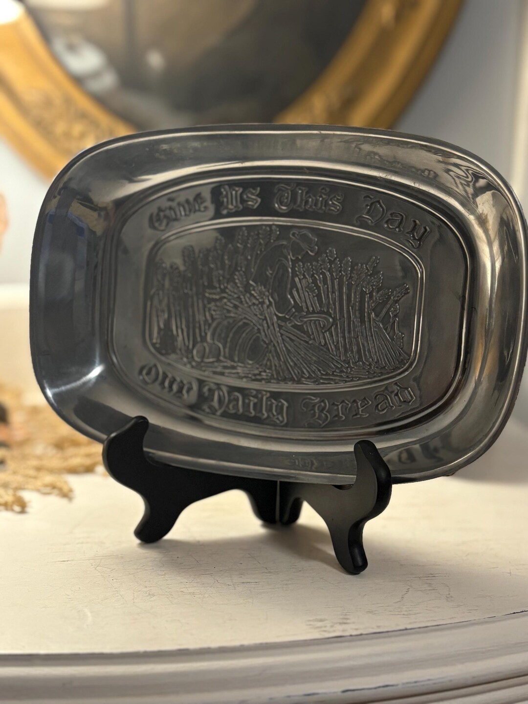 Vintage Duratale Pewter Bread Tray – Farmhouse Kitchen Decor - Etsy UK