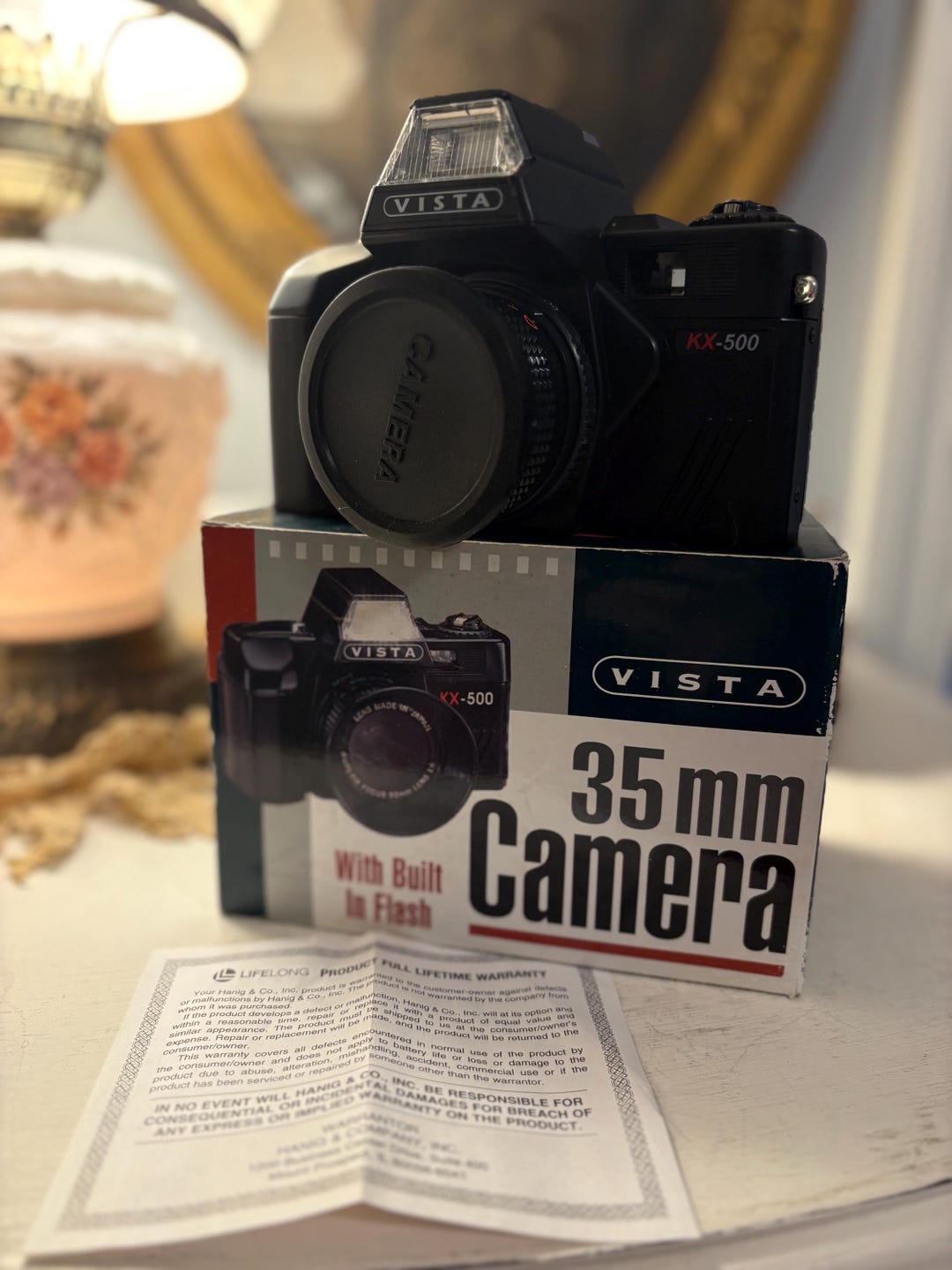 Vista KX-500 35mm Film Camera W/ Built in Flash - Vintage Photography ...