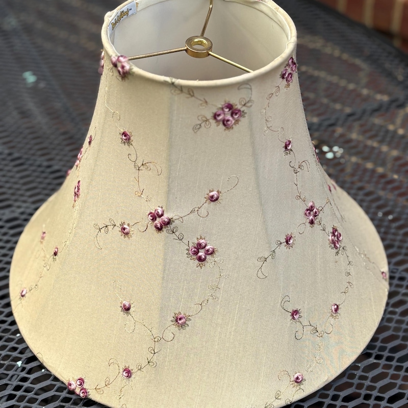 Embroidered Lamp Shade - Etsy