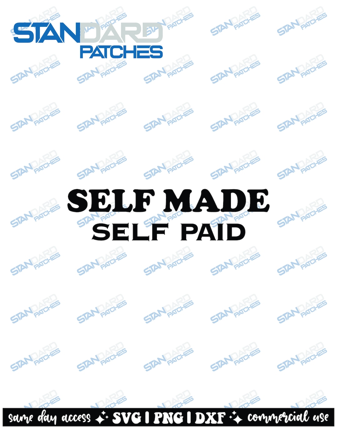 Self Made Self Paid Svg Files, Svg, Png, Motivational Svg , T Shirt ...