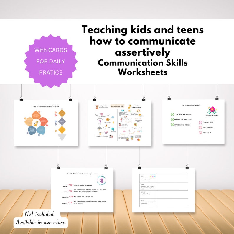 Assertive Communication Poster,communication Skills,behavior,classroom ...