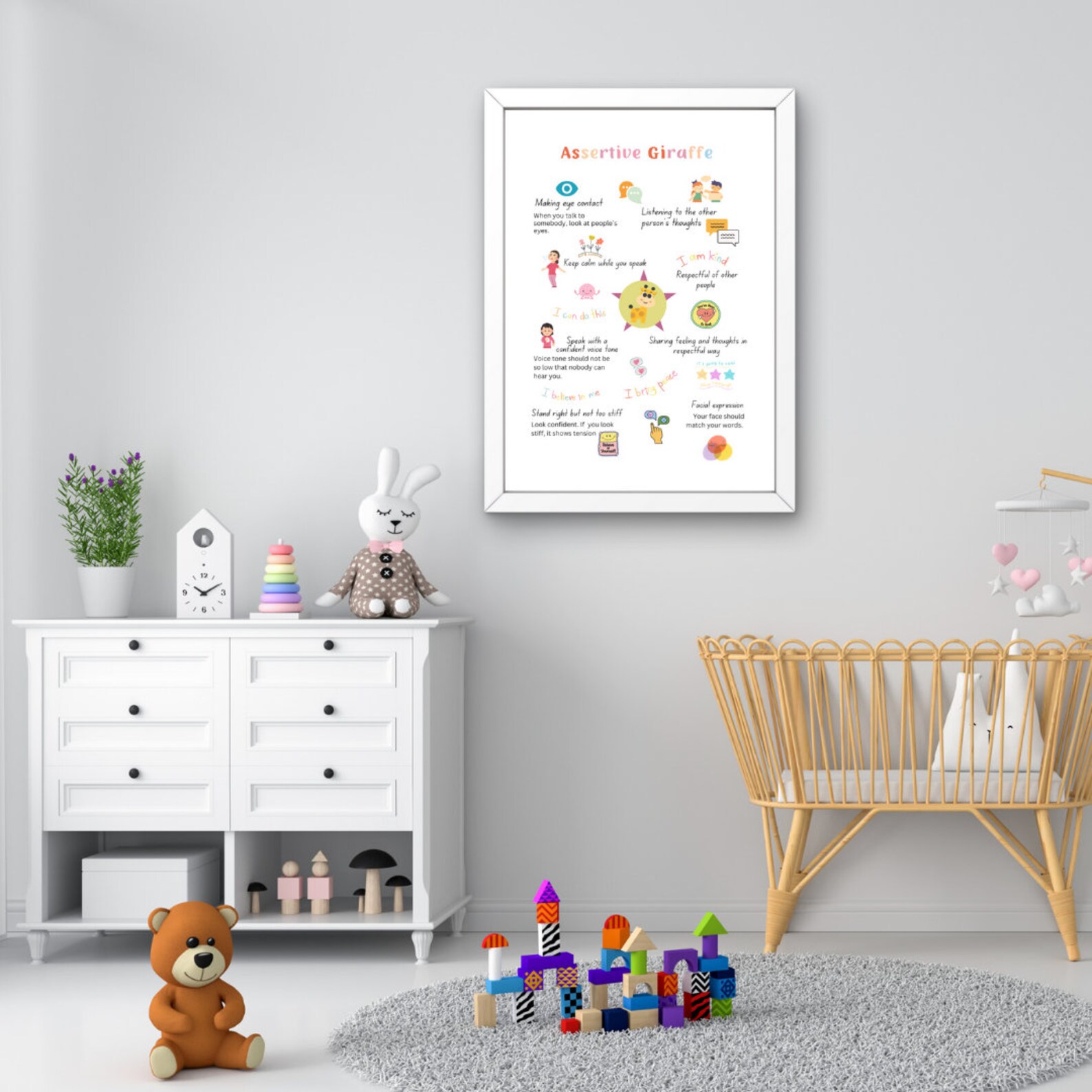 Assertive Communication Poster,communication Skills,behavior,classroom ...