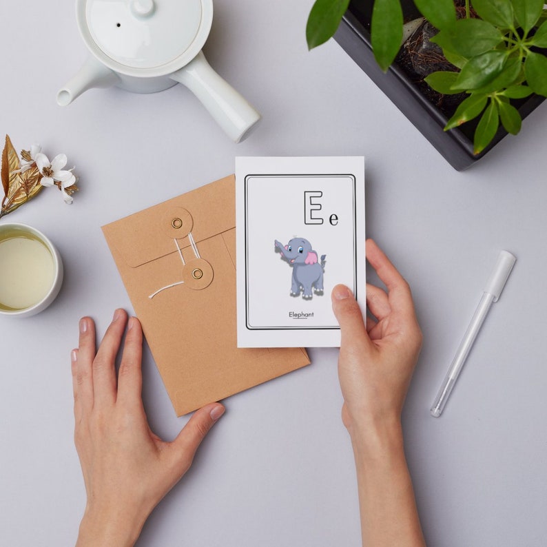 Alphabet Cards for Classroom Use,din A6,alphabet Flashcards for ...