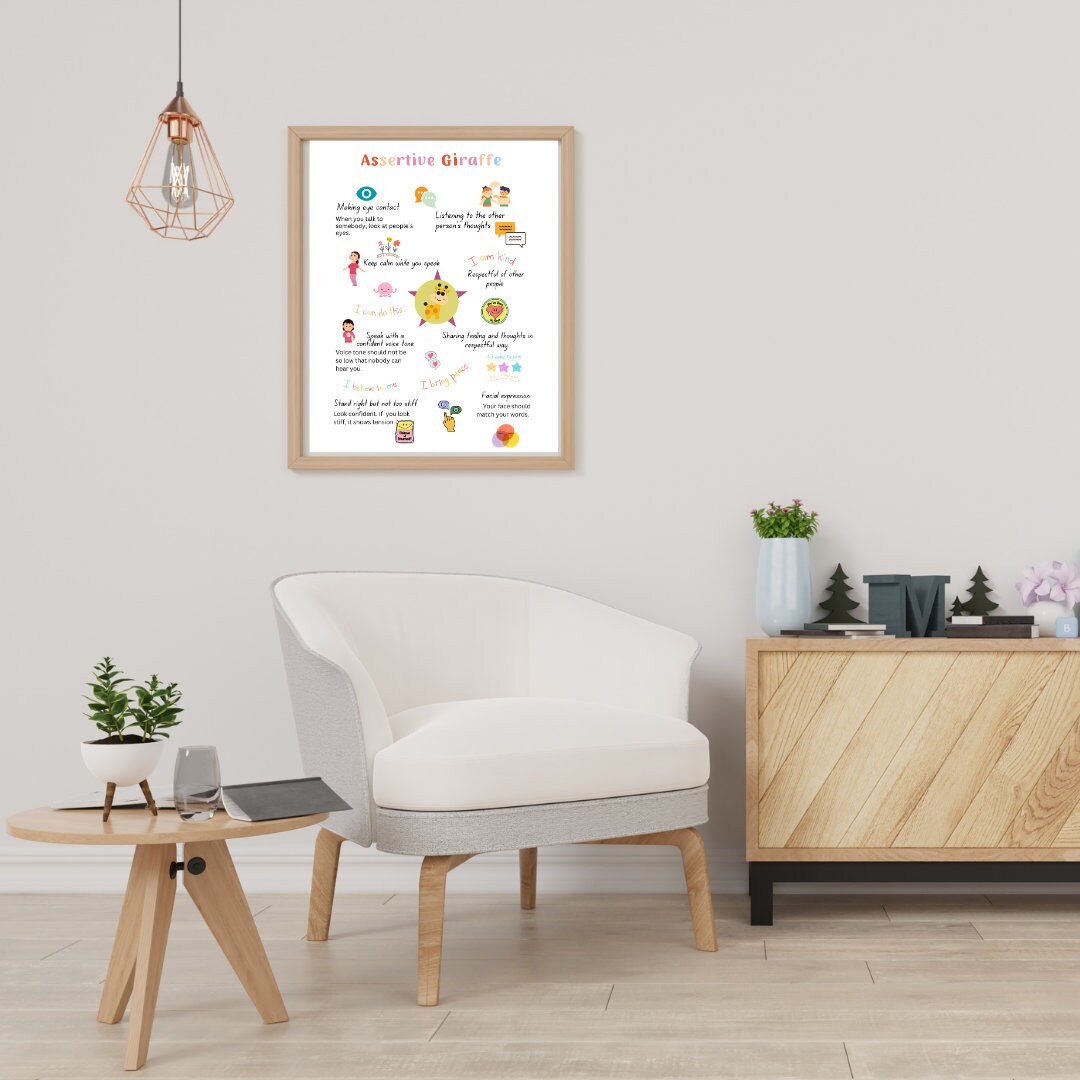 Assertive Communication Poster,communication Skills,behavior,classroom ...