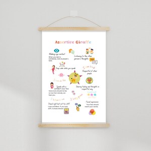 Assertive Communication Poster,communication Skills,behavior,classroom ...