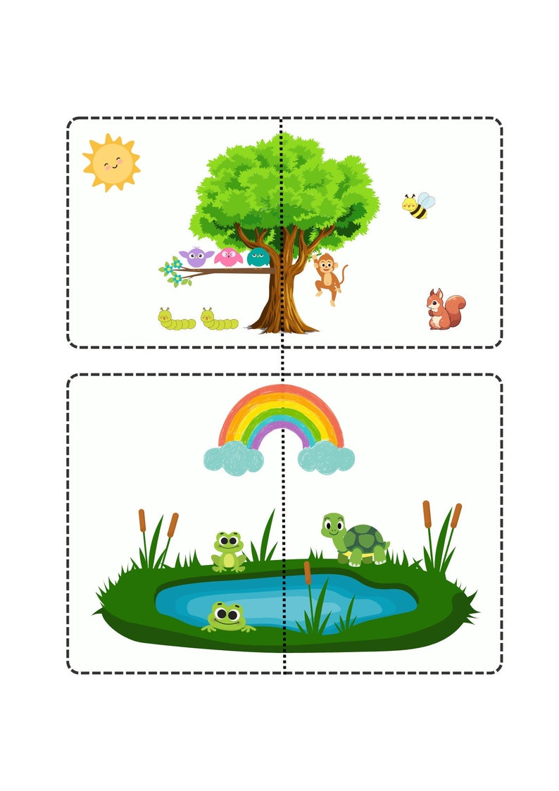 26 Animal Matching Cards Game,printable Games,toddler Matching Activity ...