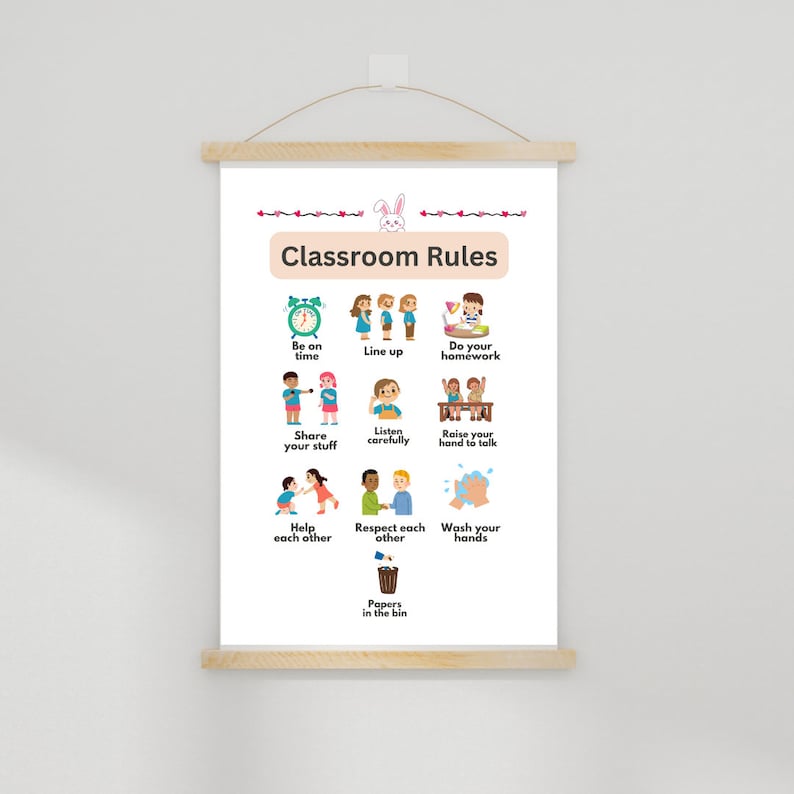Printable Classroom Rules,daycare Rules,classroom Rules,daycare ...