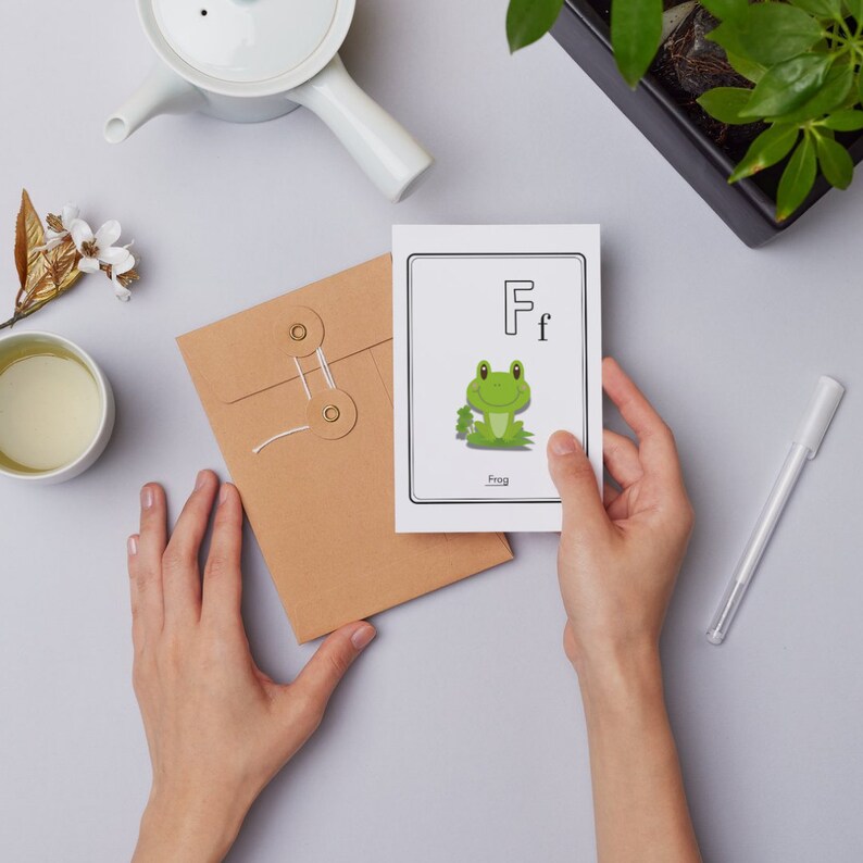 Alphabet Cards for Classroom Use,din A6,alphabet Flashcards for ...