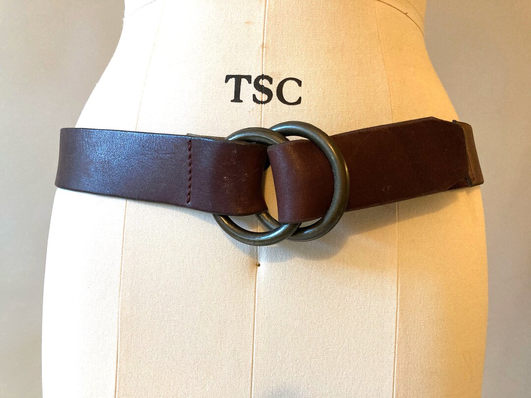 1960's Iconic Hip Hugger Leather Belt - Etsy