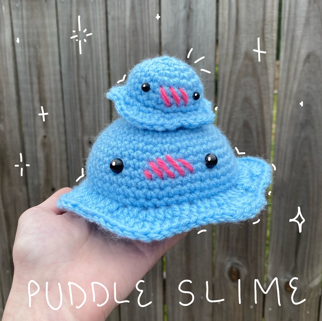 Puddle Slime Crochet Plushie Slime Rancher Plush - Etsy