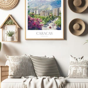 Caracas Print, Venezuela Watercolor Travel Poster (digital Download) - Etsy