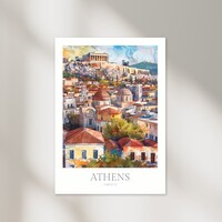 Copenhagen Denmark Watercolor Poster Print Download Denmark Printable ...