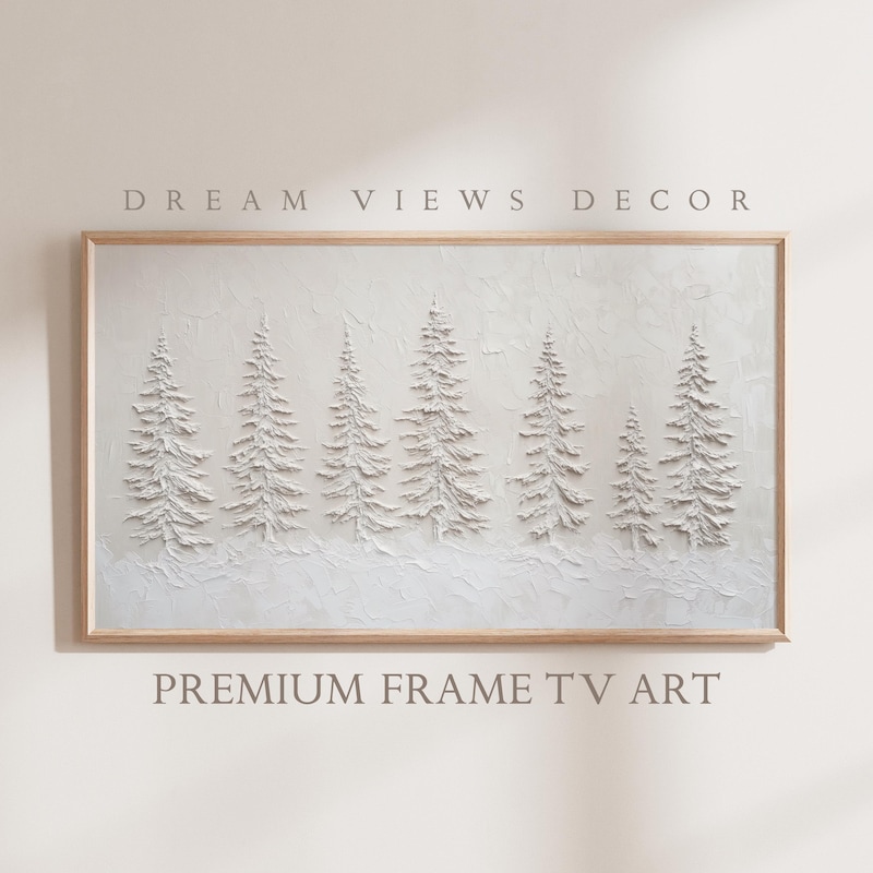 Framed Fir Tree Vintage - Etsy