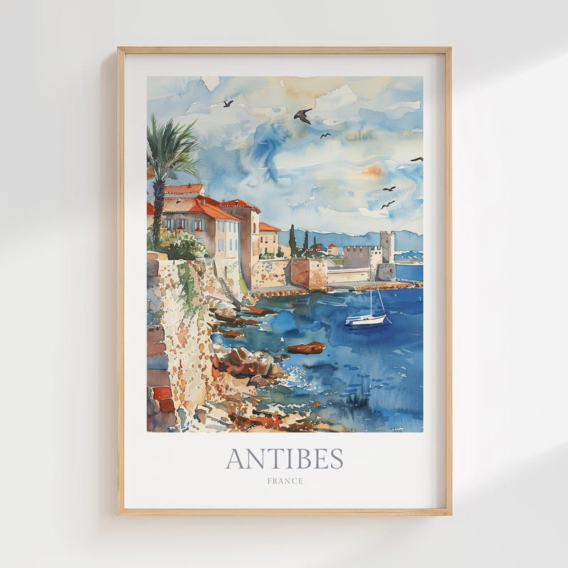 France Watercolor - Etsy