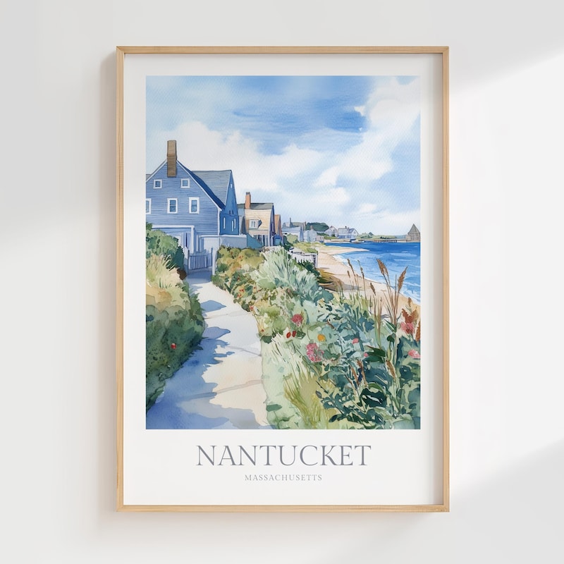 Nantucket Poster - Etsy