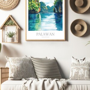 Palawan Philippines Watercolor Poster Digital Download Palawan ...