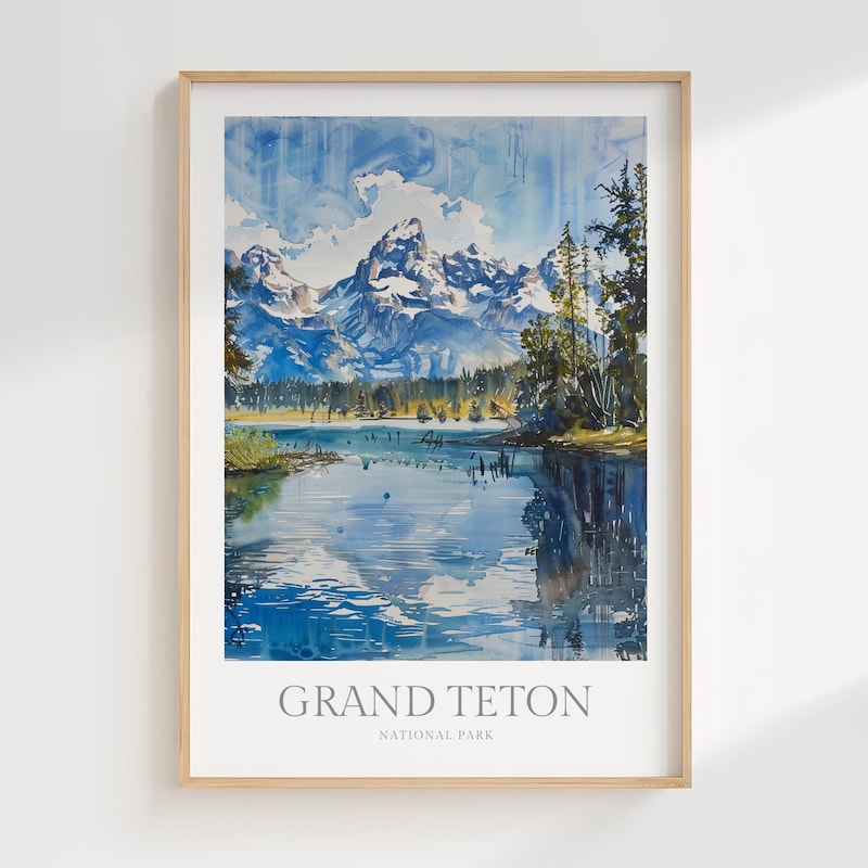 Grand Teton Printables - Etsy UK