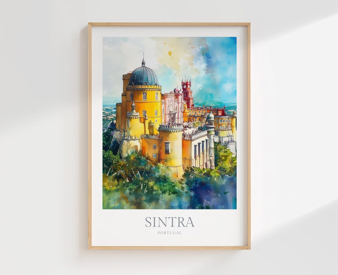 Sintra Print Watercolor Poster Digital Download Printable Wall Art ...
