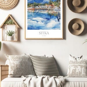 Sitka Print Alaska Watercolor Poster Digital Download Sitka Digital ...