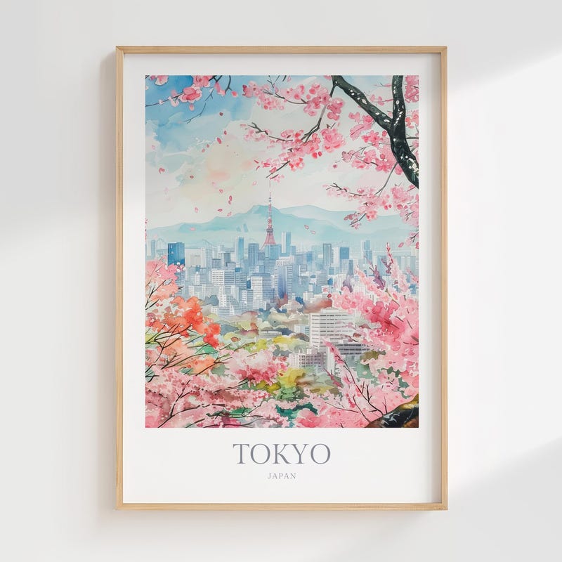 Tokyo Japan Cherry Blossom - Etsy