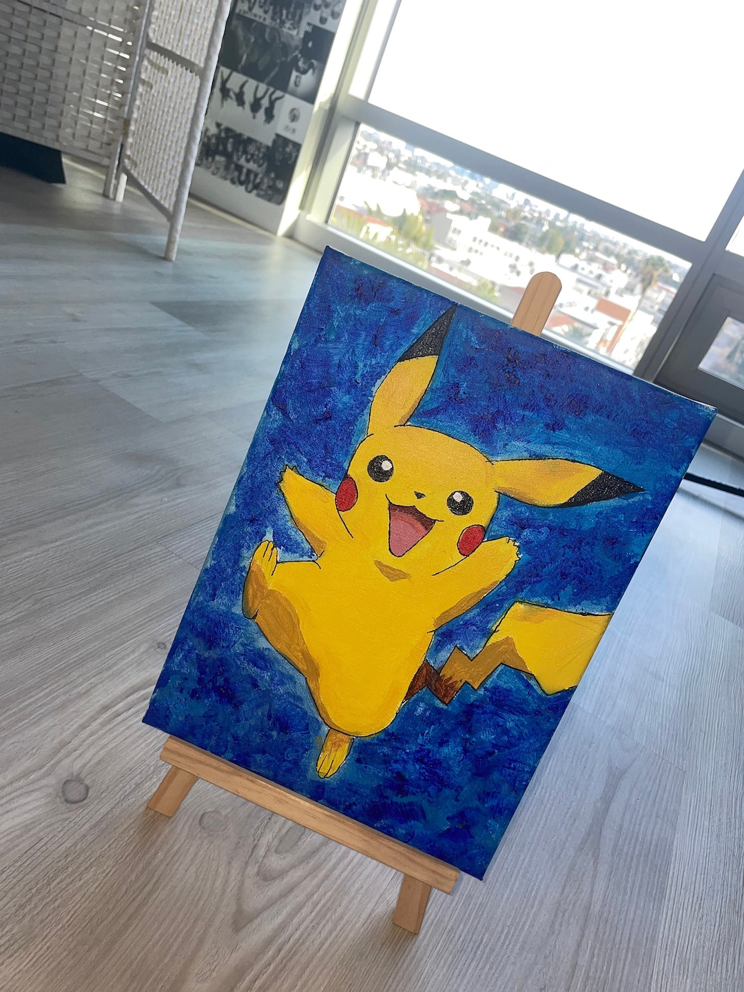Pikachu Painting on Canvas - Etsy