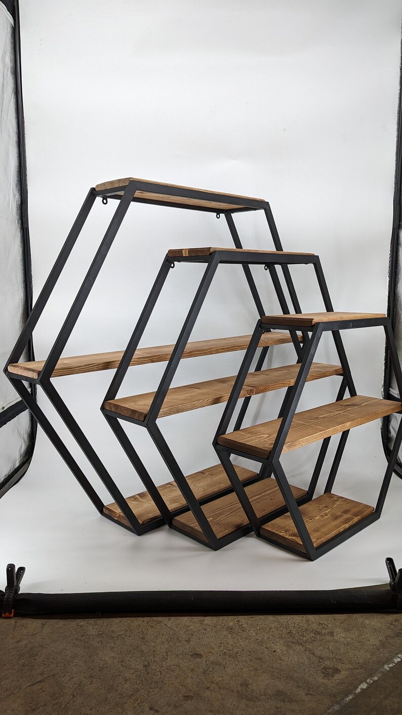 Large Hexagon Shelf - Etsy