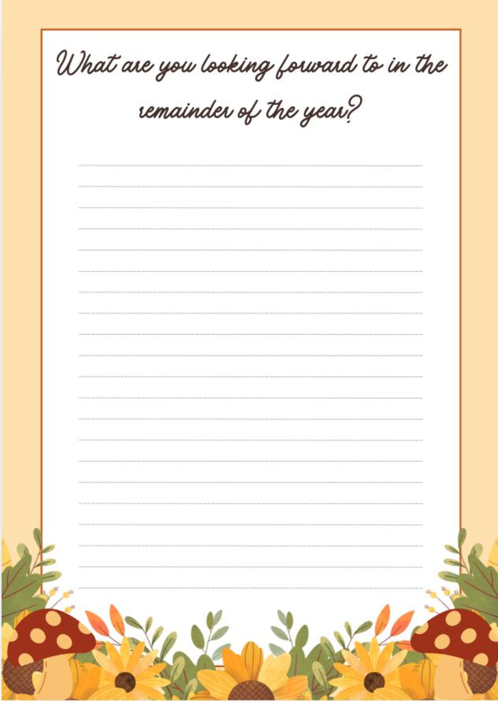 Gratitude Journal Prompts to Enhance Your Thanksgiving Mindset - Etsy