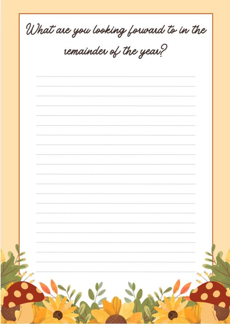 Gratitude Journal Prompts to Enhance Your Thanksgiving Mindset - Etsy