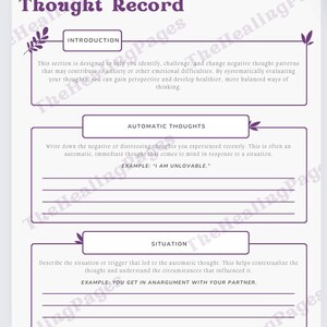 Anxiety Worksheet Bundle Printable Anxiety Relief Worksheets Stress ...