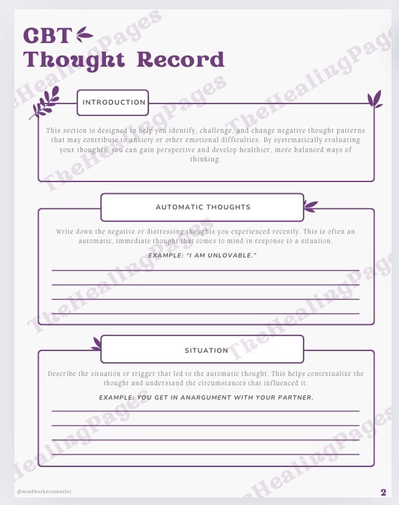 Anxiety Worksheet Bundle | Printable Anxiety Relief Worksheets | Stress ...