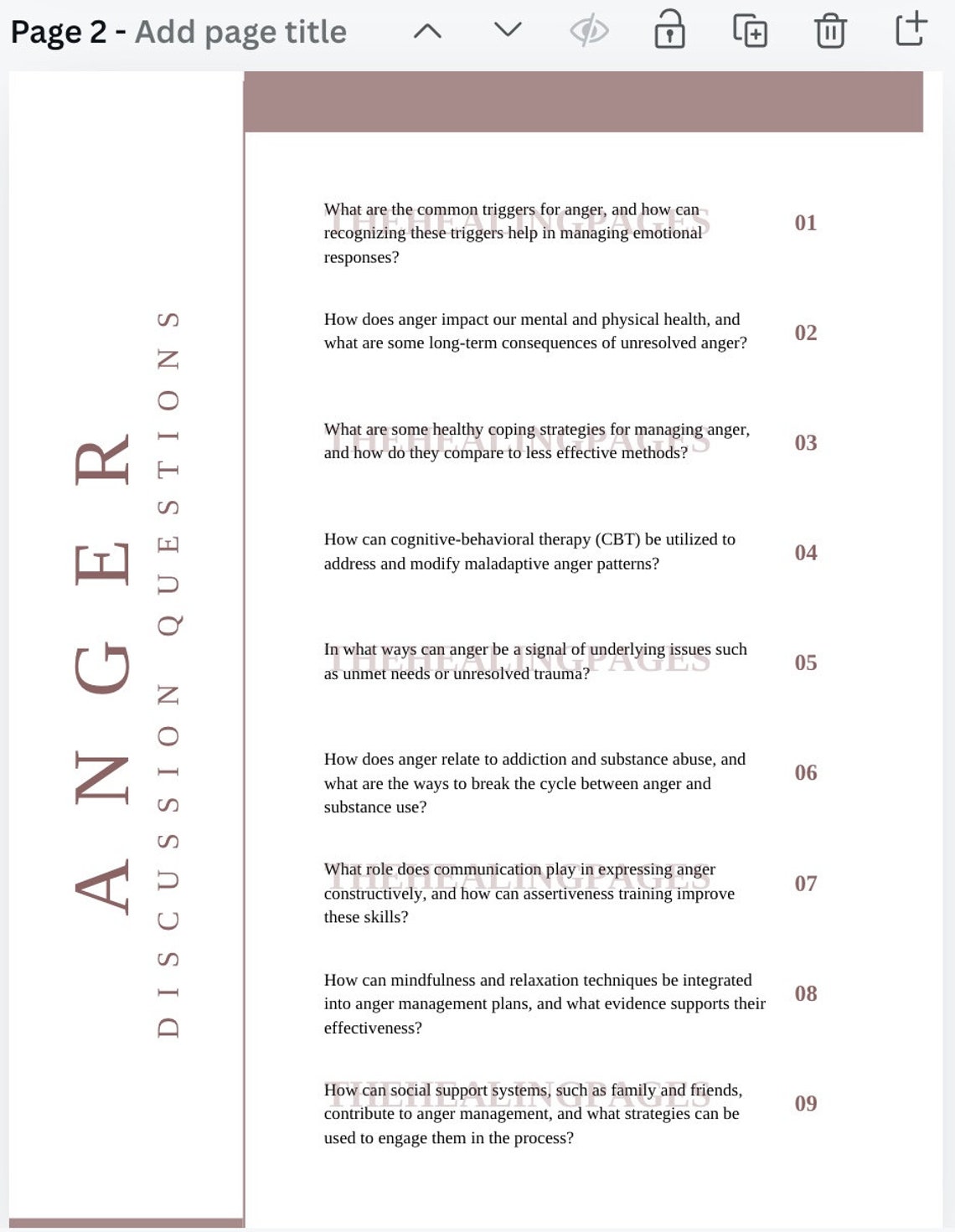 Anger Management Therapy Packet: Practical Exercises, Worksheets ...