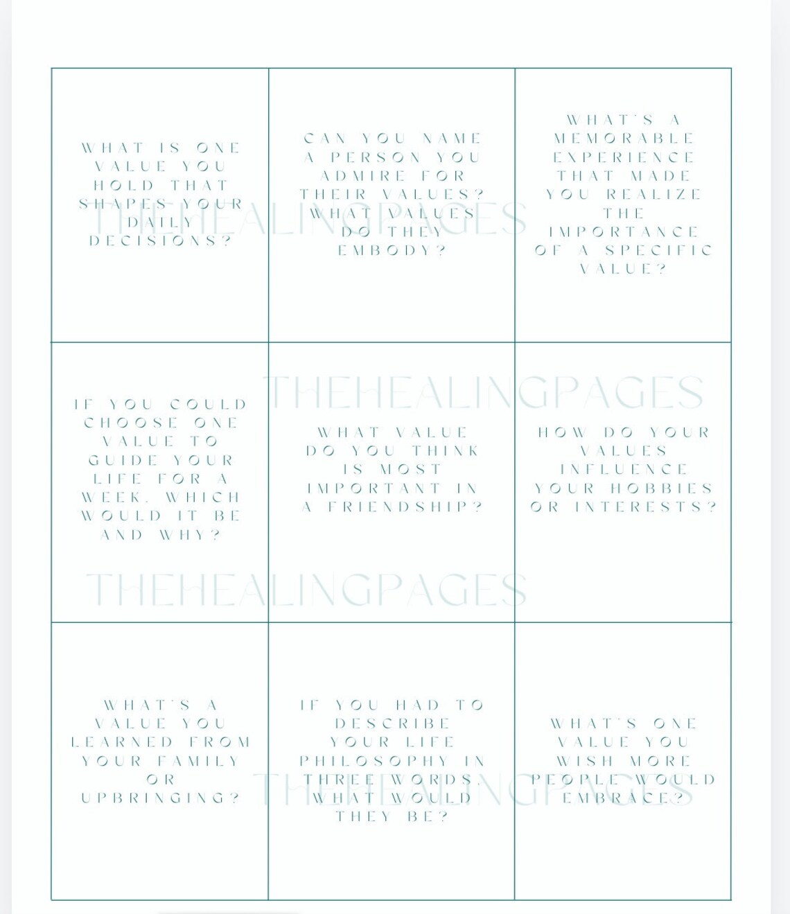 Values Clarification Worksheets for Counseling | Self-discovery ...