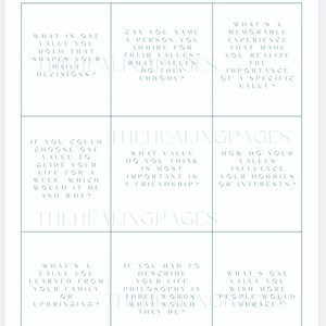 Values Clarification Worksheets for Counseling | Self-discovery ...