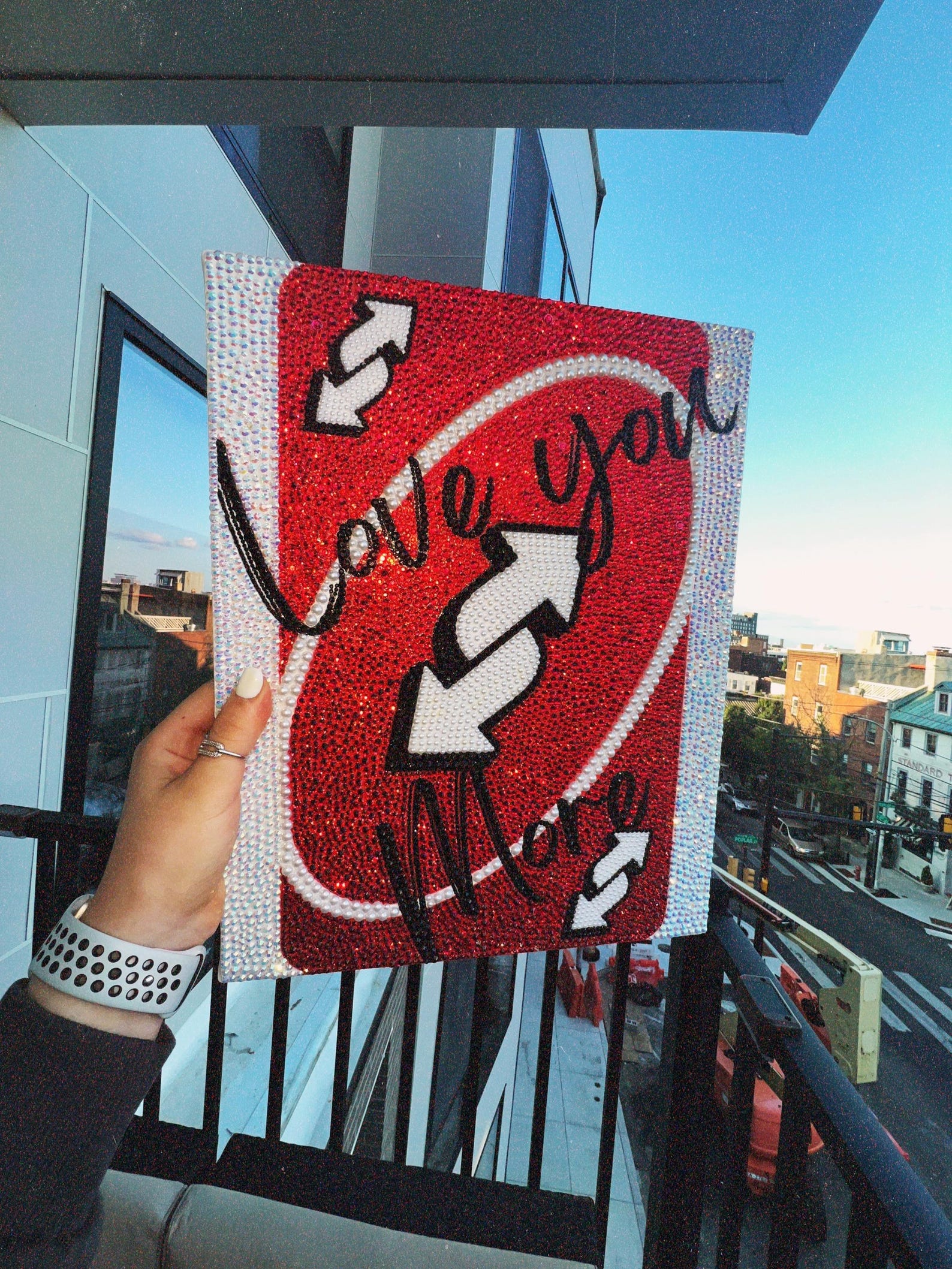 RHINESTONE CANVAS - UNO Card - Etsy