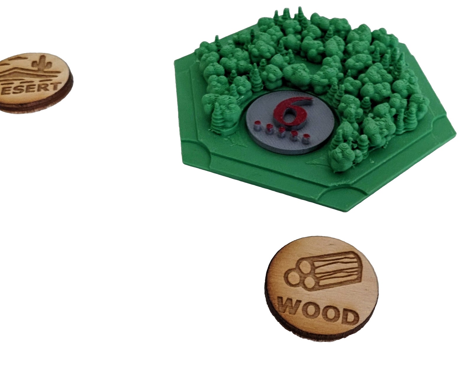 Laser Cut Wood Resource Tokens | Settlers of Catan Game - Etsy