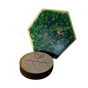 Settlers of Catan Award Tokens Set | Laser Cut | Natural Wood - Etsy