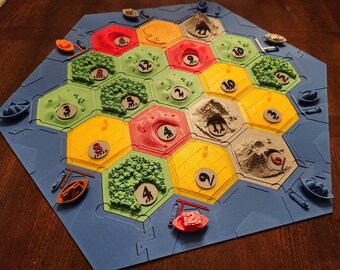 Settlers of Catan 3D Printed Edition - Etsy