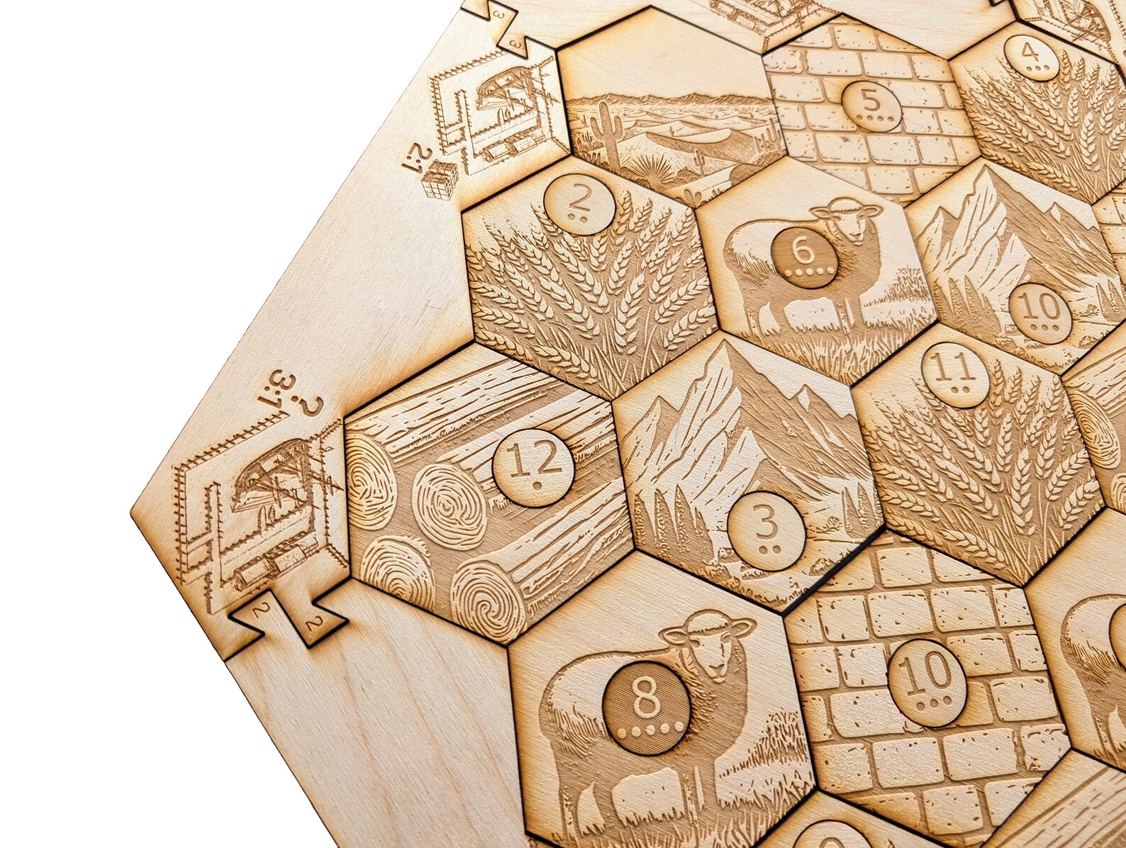 Settlers of Catan Board Game Bundle 6 Players Board & Accessories ...