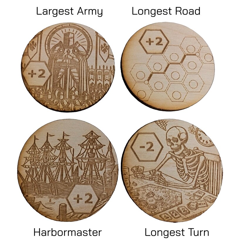 Settlers of Catan Board Game Bundle 6 Players Board & Accessories ...