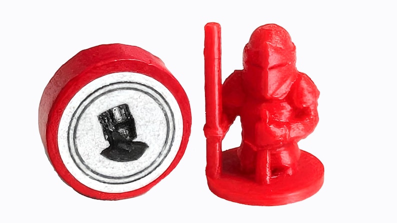 Catan Knight Piece Set With Activation Flags & Storage | Cities and ...