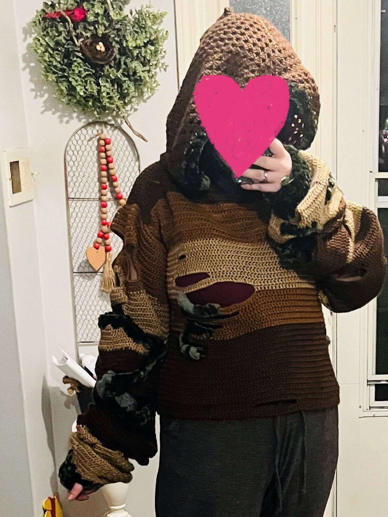 Zombie Moss - Crochet Sweater Pattern (medium - 2XL) - Etsy